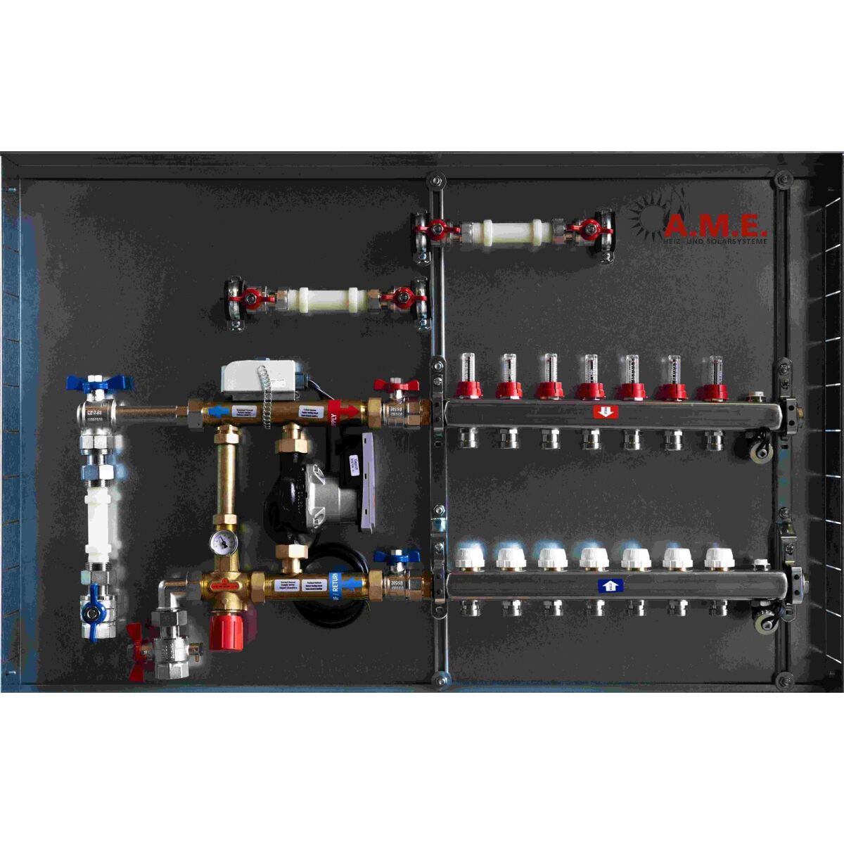 MRS02 - AME Regelmessstation mit FBH Verteiler - A.M.E. Onlineshop