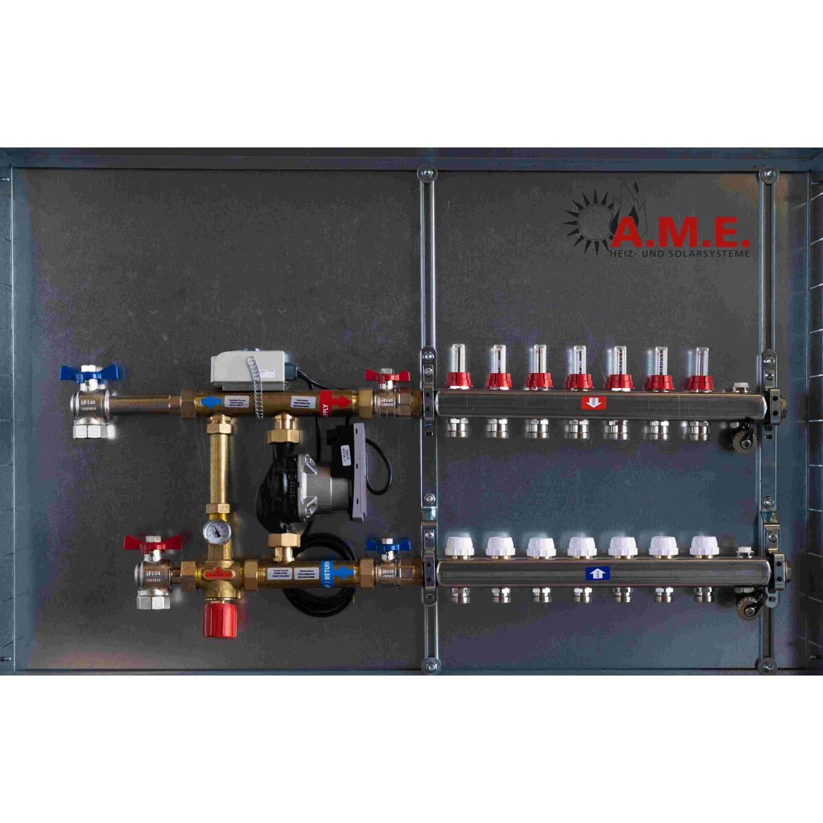RS02 - AME Regelstation mit FBH Verteiler - A.M.E. Onlineshop